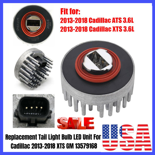New For Cadillac 2013-2018 ATS XTS Tail Light Bulb LED Unit 13579168 ...