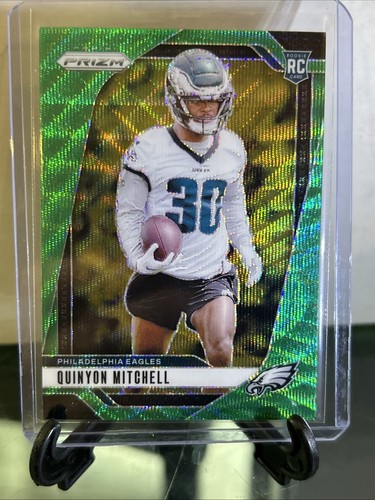 2024 Panini Prizm Quinyon Mitchell Green Wave RC Rookie Color Match ...