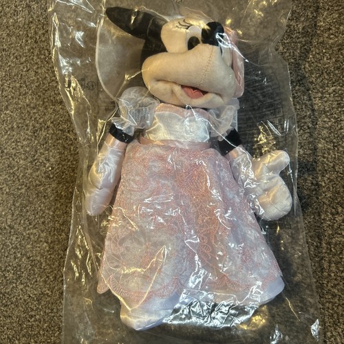 Disney Store Wedding Minnie Mouse Wedding Bride Small Plush Soft Toy ...