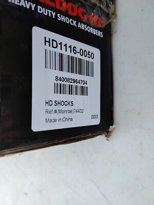 Bulldog HD Heavy Duty Shock Absorber for Motor Coach Industri J4500 ...