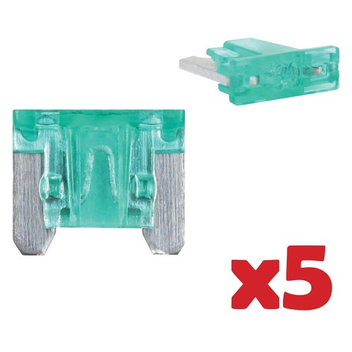 30A LOW PROFILE MINI BLADE FUSE 5 Pack Automotive Box Block Tap OEM ...