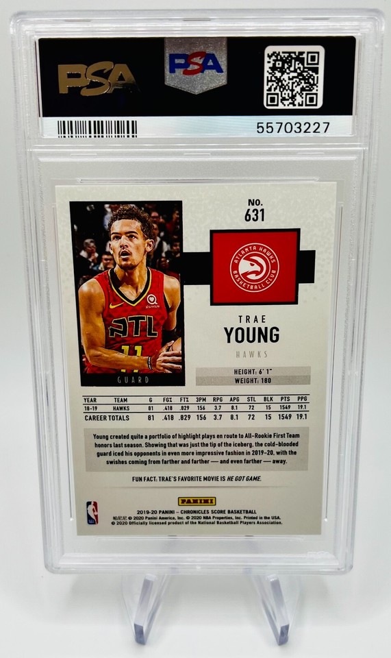 TRAE YOUNG 2019 Panini Chronicles #631 SCORE Atlanta Hawks | eBay