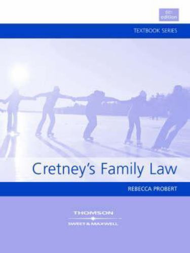Cretney's Family Law by Rebecca Probert (Trade Paperback) for sale ...