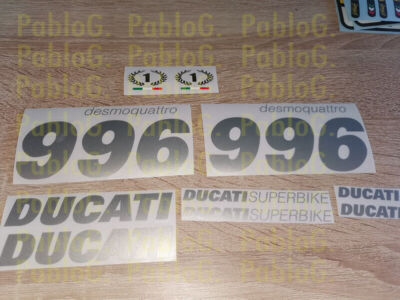 Ducati 996 desmoquattro decal set vinyl adesivi autocollants ステッ | eBay
