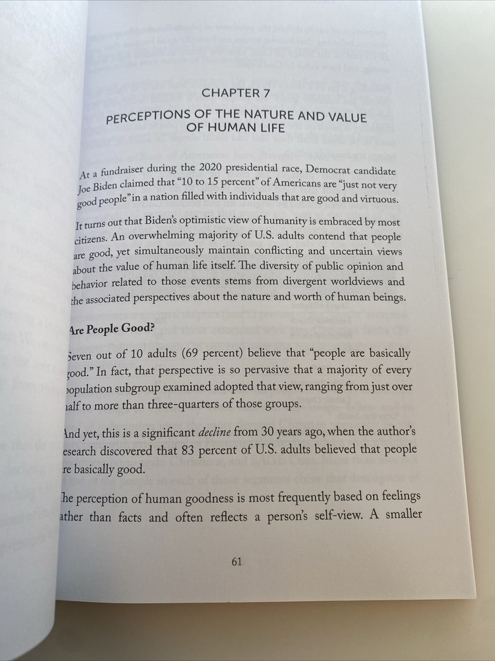 American Worldview Inventory Books George Barna Philosophy abu | eBay
