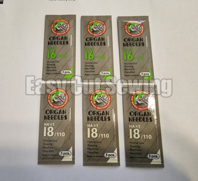 Sewing Machine Needles Singer, Brother, Kenmore 705H 15x1 16,18 Heavy ...