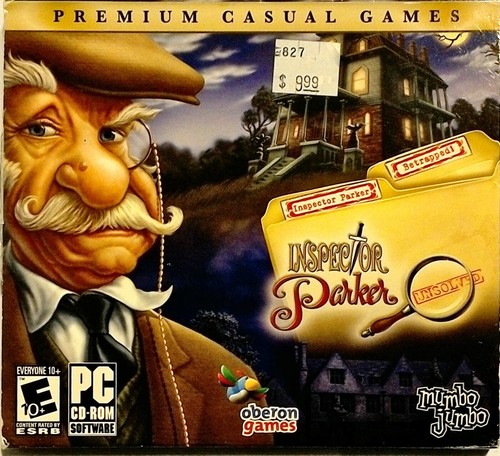 Inspector Parker - Windows PC CD-ROM Hidden Objects Puzzle New Open Box ...