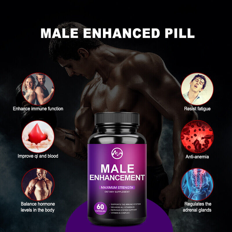 Male Enhancement Capsules,Enlarger, Bigger,Longer,Growth,Enhance Immune ...
