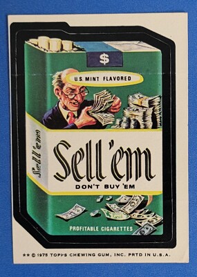 1975 WACKY PACKAGES SERIES 14 TRI-FOLD SELL'EM @@ VERY RARE @@ | eBay