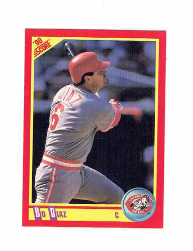 Bo Diaz Cincinnati Reds #6 Catcher #434 Score 1990 Baseball Card | eBay