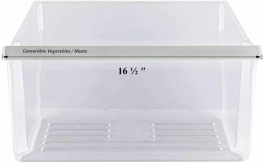 Lower Clear Crisper Pan Compatible with Whirlpool Refrigerator ...