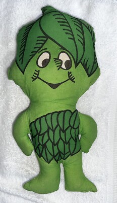 Vintage Jolly Green Giant Little Sprout 13” Plush, Stuffed Advertising ...