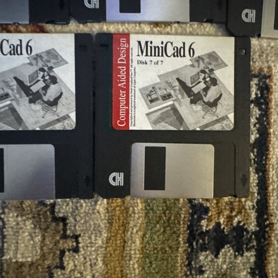 MiniCAD 6 COMPUTER AIDED DESIGN DRAFTING SOFTWARE WINDOWS DIEHL ...