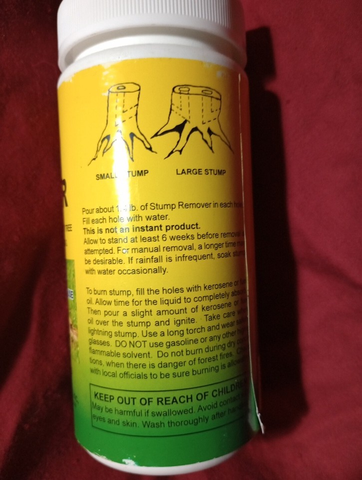 Stump Remover Helps Decompose Stumps For Easy Removal 1 lb Southern Ag ...