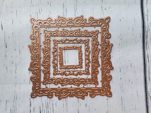 Spellbinders Square Frame Cutting Dies- Set Of 4- Scrapbooking Cards ...