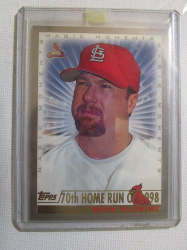 MARK MCGWIRE 1999 Topps Magic Moments Mark McGwire Card #236 Baseball ...