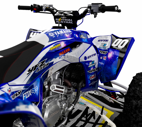 Yamaha YFZ 450 450R graphics kit 2003 2004 2005 to 2008 decals stickers ...