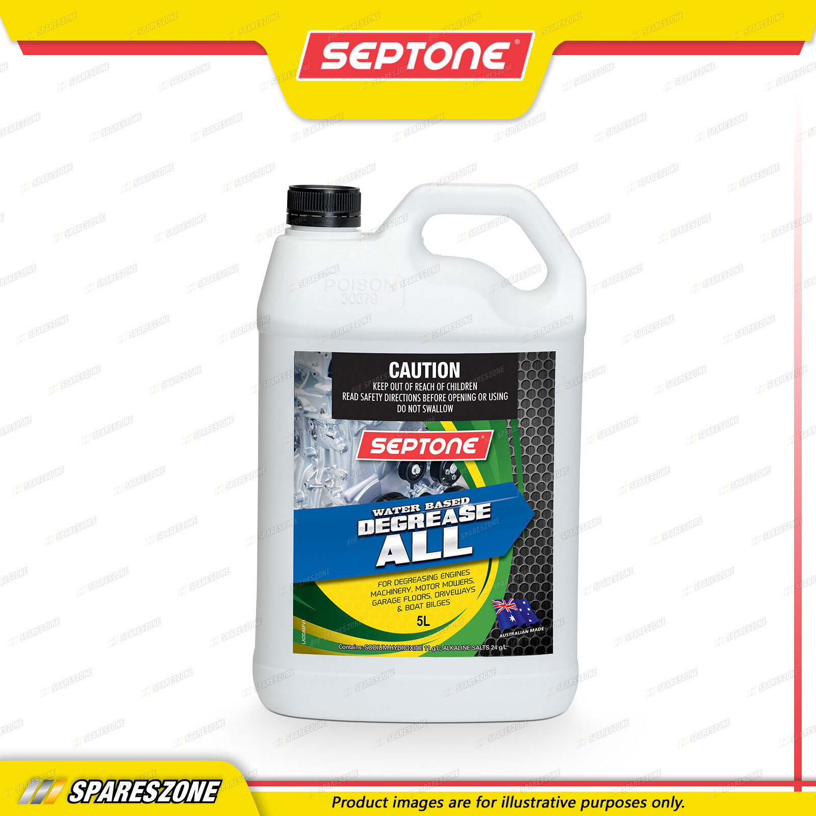 Septone Degrease-All Water Based Degreaser 5 Litre Biodegradable ...
