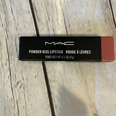 MAC STAY CURIOUS 923 Powder Kiss Matte Lipstick Full Size 0.1 oz/3g | eBay