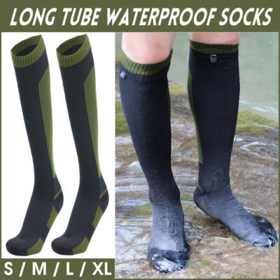 Unisex Waterproof Socks for Outdoor Activities Long Tube Waterproof ...