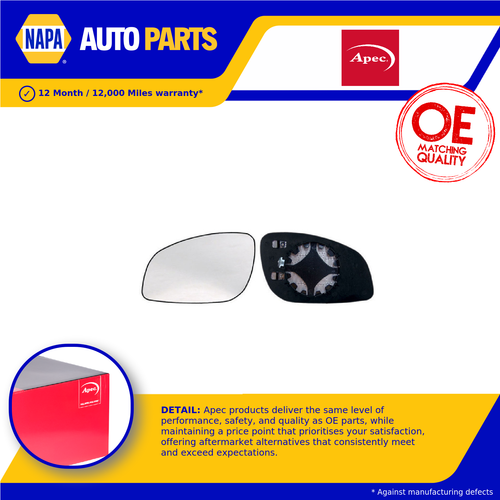 Mirror Glass fits VAUXHALL VECTRA C 2.0 Left 03 to 08 N/S Passenger ...