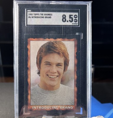 1985 Topps The Goonies "Introducing Brand" #6 SGC 8.5 Josh Brolin RC | eBay