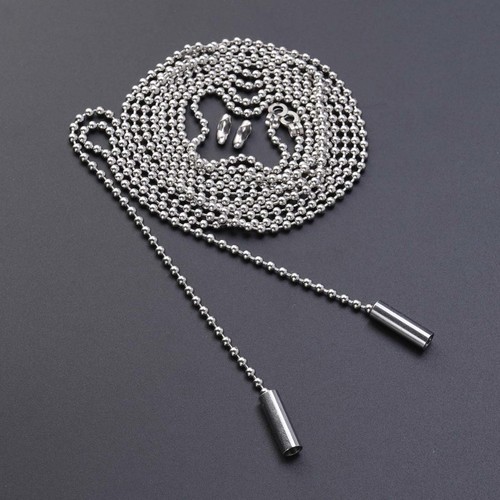 Silver Pull Cord Light Switch For Ceiling Fan Wall Lamp Table Lamp ...