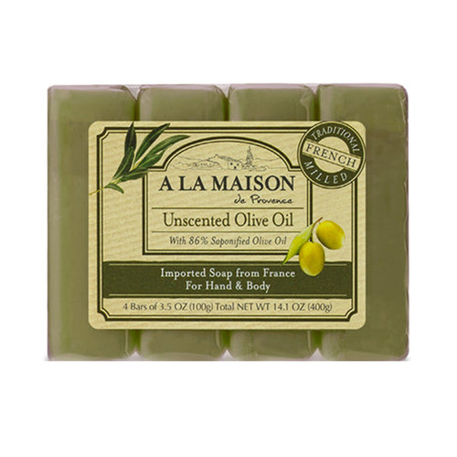 Unscented Olive Oil Bars 4 Count By A La Maison | eBay