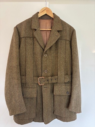 Vintage Christopher Dawes Derby Tweed Norfolk Jacket Mens 44r Hunting ...