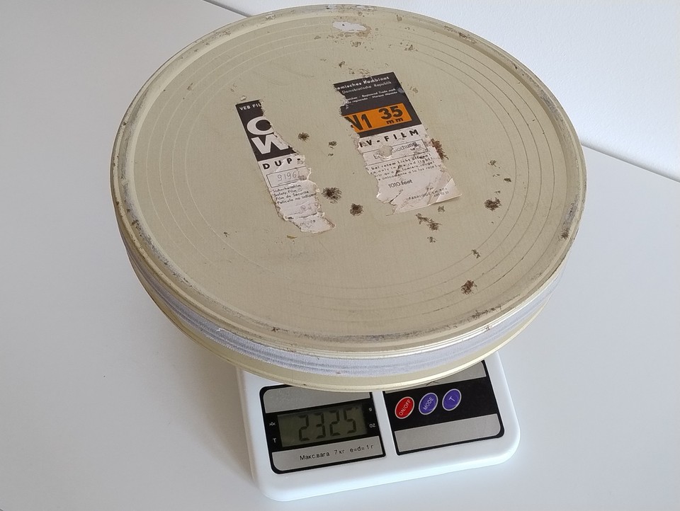 308 meters (1010 feets) ORWO DN1 35mm CINE MOVIE NEGATIVE FILM Wolfen ...