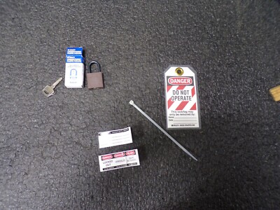 Brady Compact Lockout Tagout Padlock Personal Safety Kit - 123143 ...