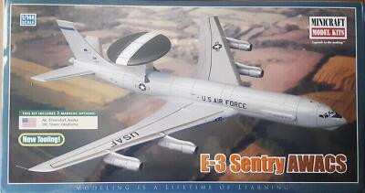 Minicraft Model Kit E-3 Sentry AWACS 1:144 Scale - #14526 | eBay
