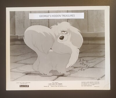 PEGGY LEE signed 8x10 B&W Promo -- Disney's LADY AND THE TRAMP (as "Peg ...