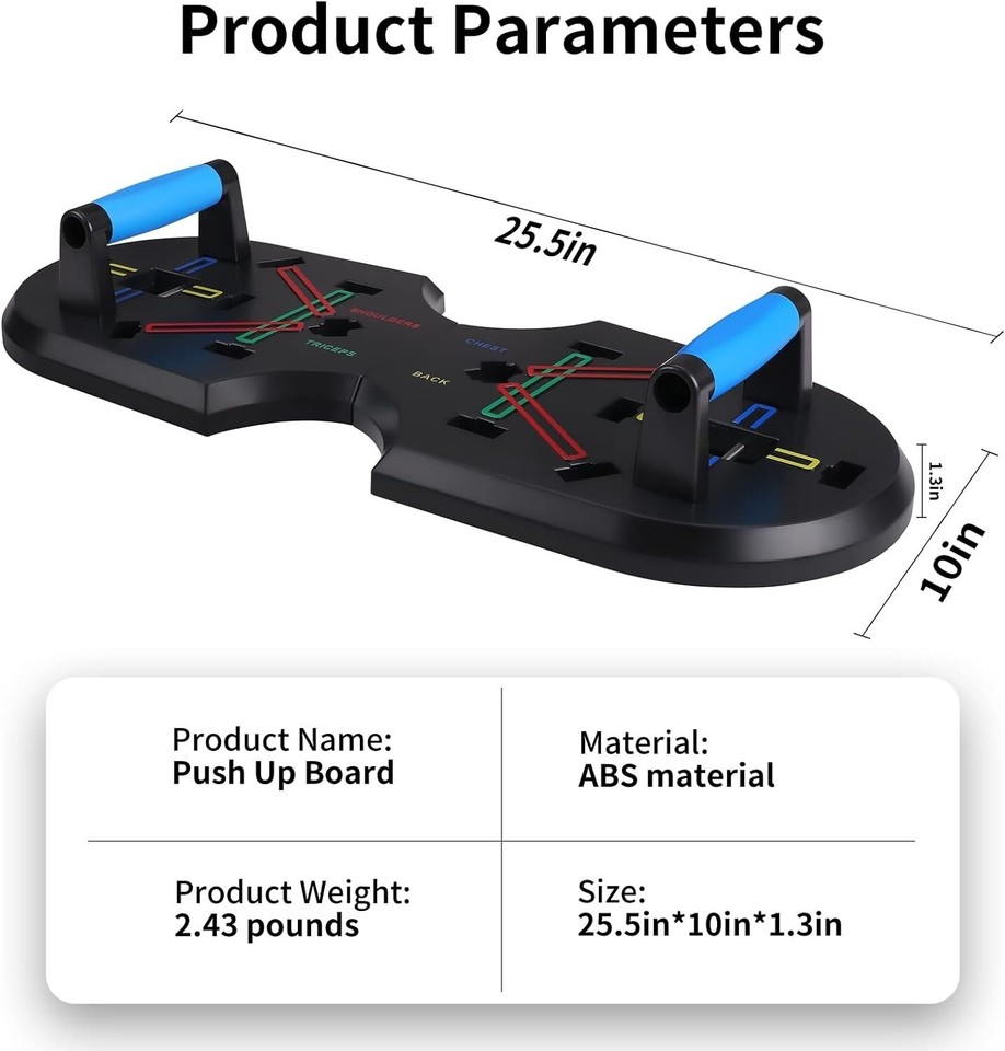 10 in 1 Multifunctional Push Up Board System for Home Workouts - F1E | eBay