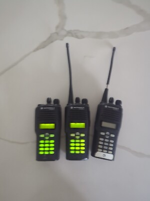 3 Motorola Walkie Talkies CP200 XLS PLEASE READ Ships Free #9 | eBay