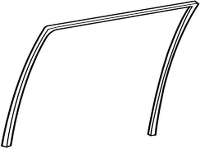 68142-60070 Toyota Run, rear door glass, rh 6814260070, New Genuine OEM ...