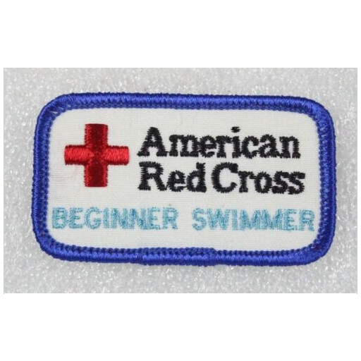 American Red Cross Beginner Swimmer patch - 3 1/4" rectangle ...
