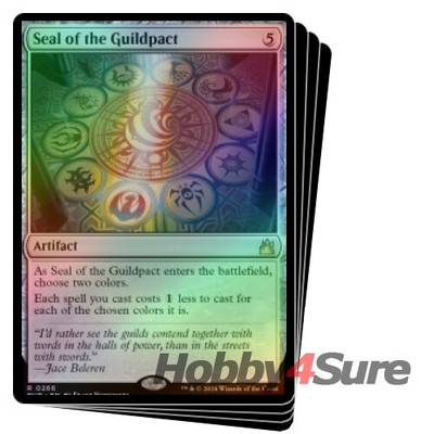 Foil Seal Of The Guildpact X4 M/NM Magic: The Gathering MTG Ravnica ...