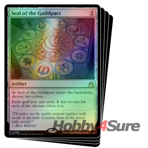 Foil Seal Of The Guildpact X4 M/NM Magic: The Gathering MTG Ravnica ...