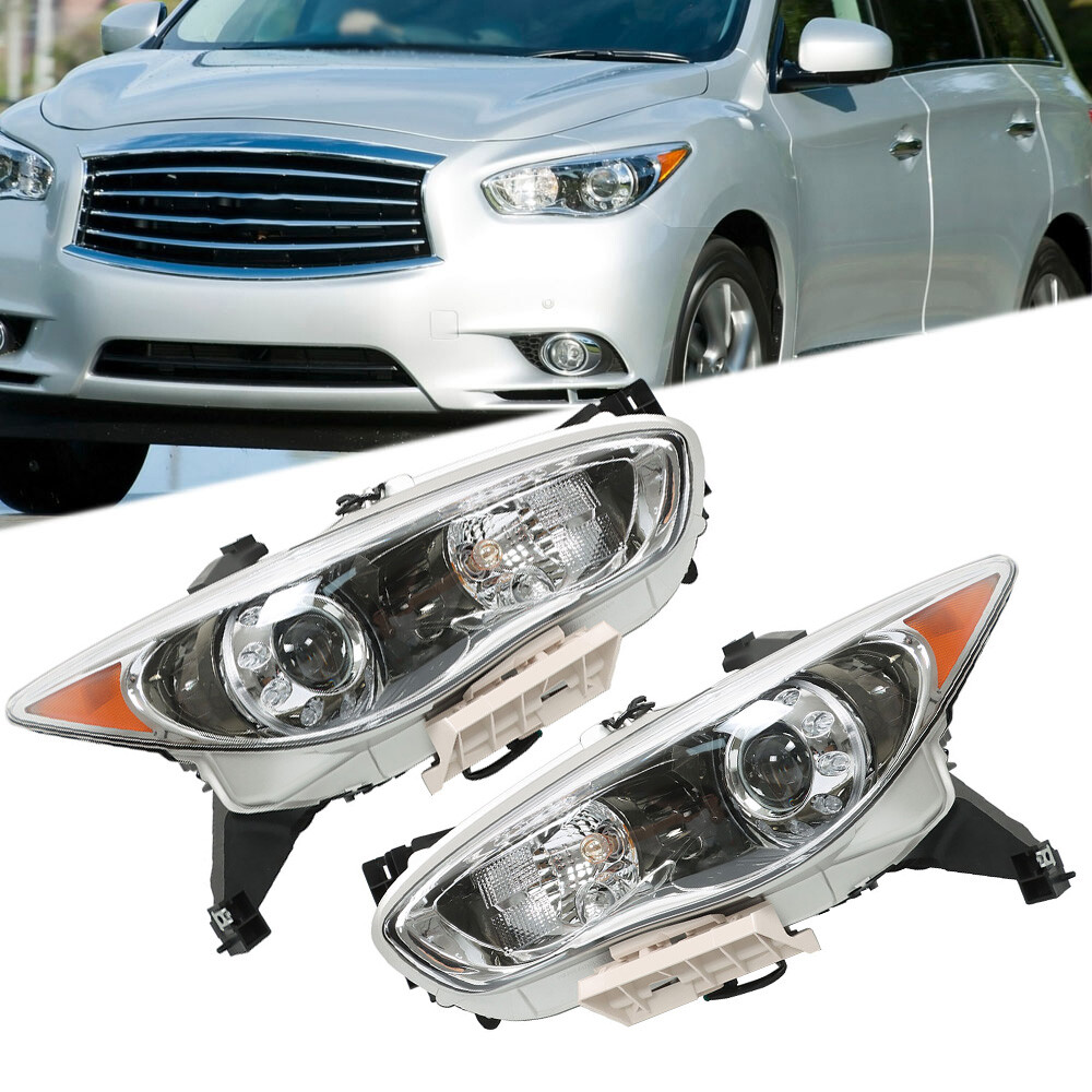 For 2014-2015 Infiniti QX60 Projector Headlight Headlamp HID/Xenon ...