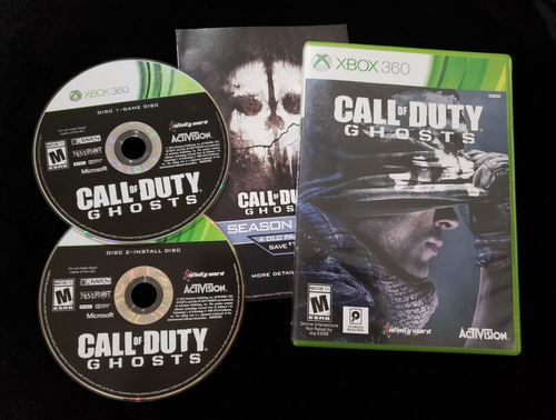 Call of Duty: Ghosts (Xbox 360, 2013), Complete 2 Discs w/ Manual ...