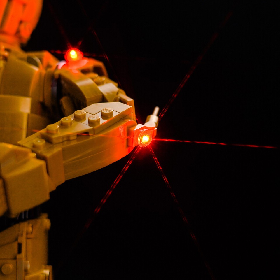 BrickBling LED Light Kit for LEGO Star Wars C-3PO Lighting 75398 (Light ...