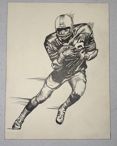 Vintage ORIGINAL Advertising Wilson Football Nfl Concept Art Pencil ...