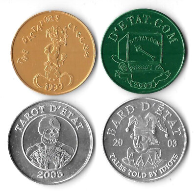 NEW ORLEANS MARDI GRAS, LE KREWE D'ETAT 4 Doubloons. 2H5.2 | eBay