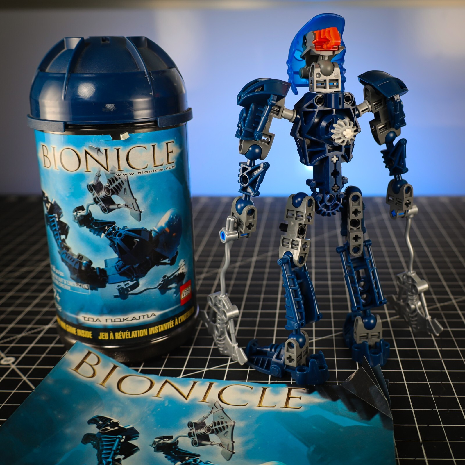 LEGO Bionicle Toa Metru Nokama (8602) w/ Canister & Instructions ...