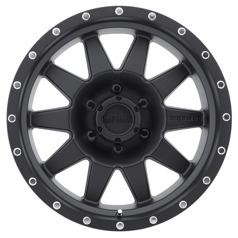 Method MR301 The Standard 15x7 -6mm Offset 6x5.5 108mm CB Matte Black ...