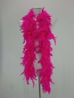 Feather Real Feathers Boa Pink For Winter Coat Jacket 33633 | eBay