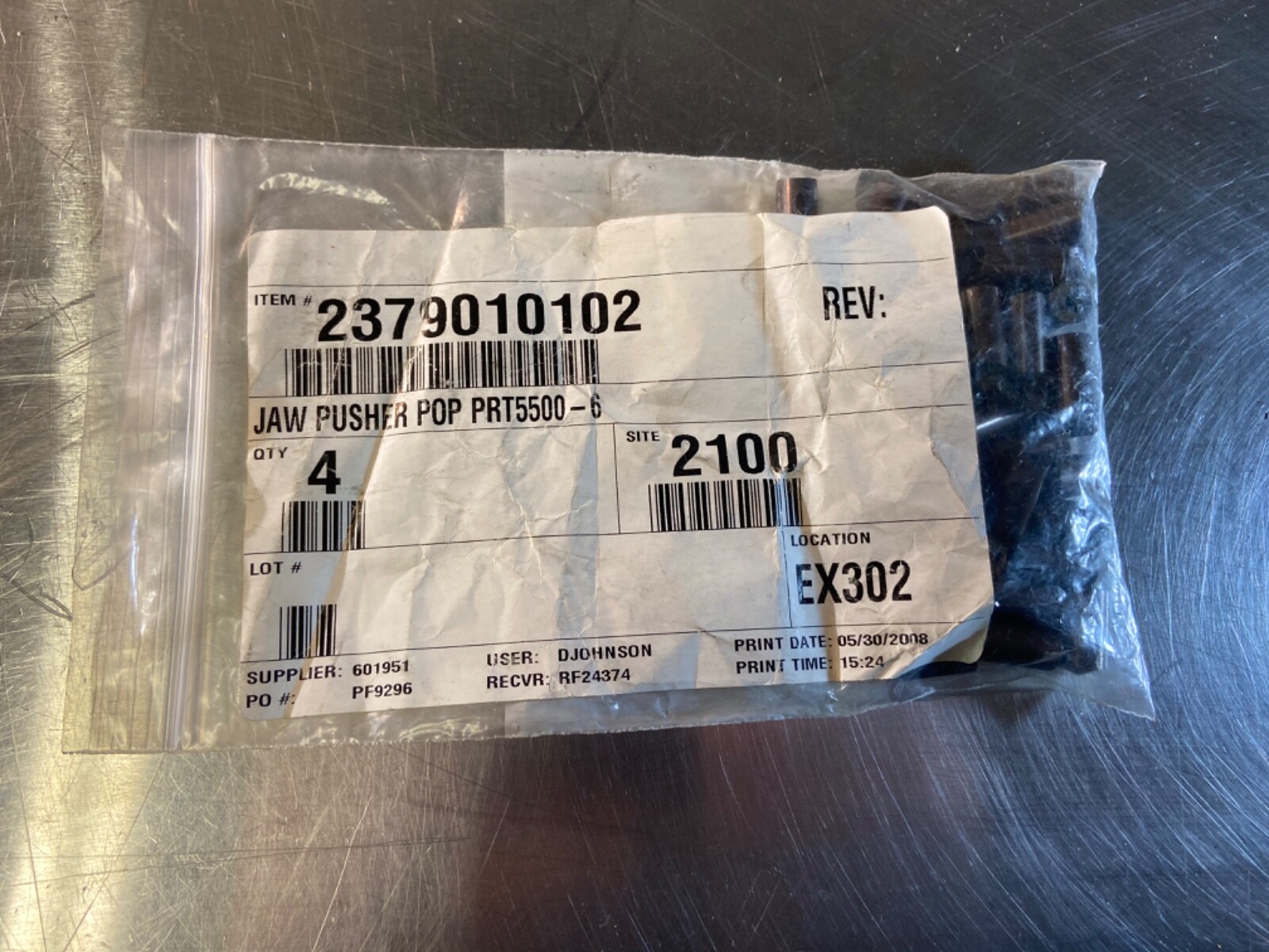 POP Tool Part PRT5500-6 Jaw Pusher; 3/32 Inch to 3/16 Inch Rivets (1 PK ...