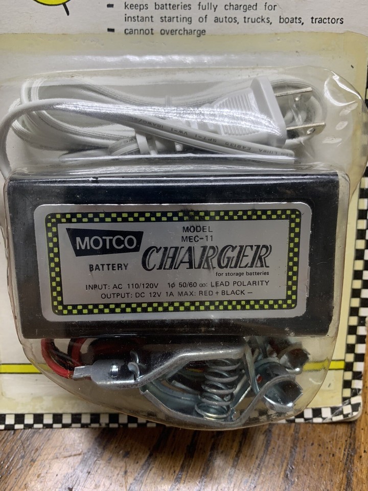 MOTCO 12V BATTERY CHARGER MEC-11 76040098710| eBay