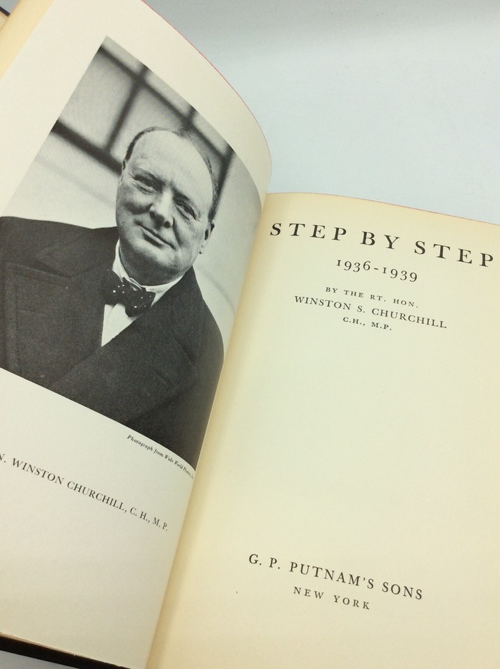 STEP BY STEP 1936-1939 by Winston S. Churchill - 1939 1st Am ed | eBay